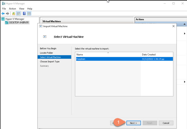 Synergy | HYPERV BACKUP